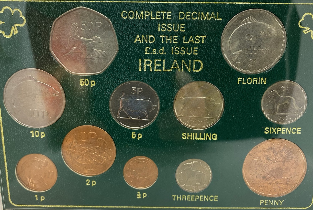 Ireland Coin Set Complete Decimal Issue 1968, 1971, 1974 | Property Room
