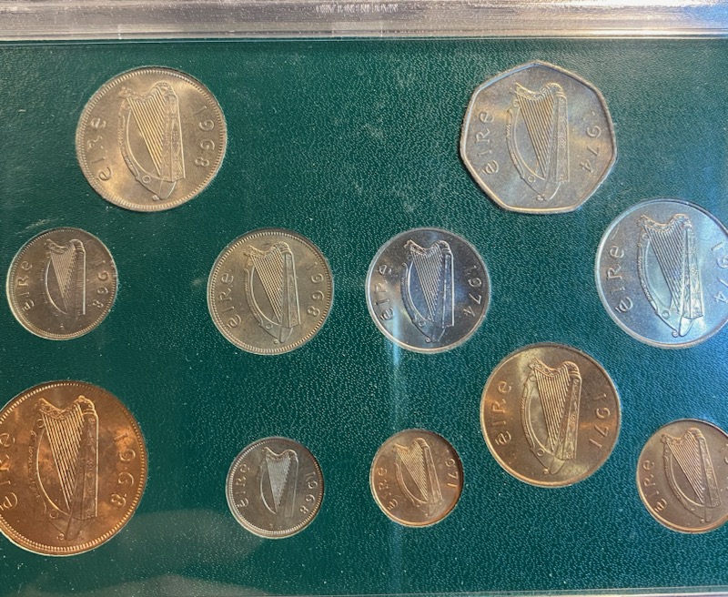 Ireland Coin Set Complete Decimal Issue 1968, 1971, 1974 | Property Room