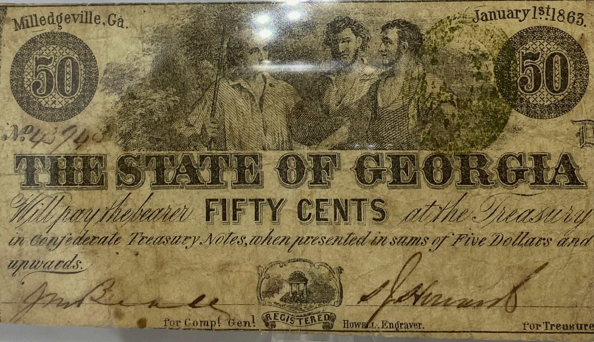 The State of Georgia Fifty Cent Treasury Note | Property Room