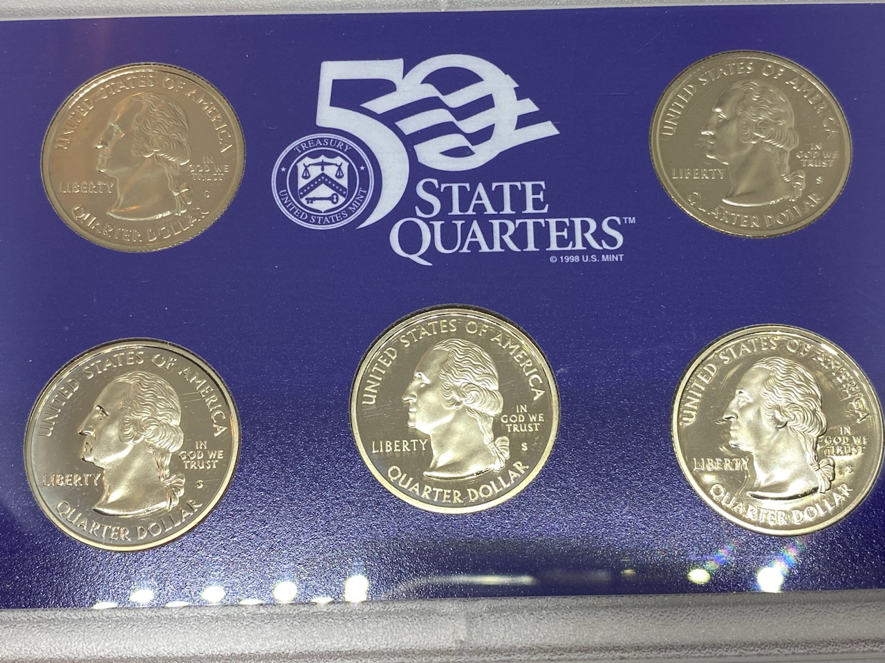 2000 United States Mint 50 State Quarters Proof Set 2 pcs | Property Room
