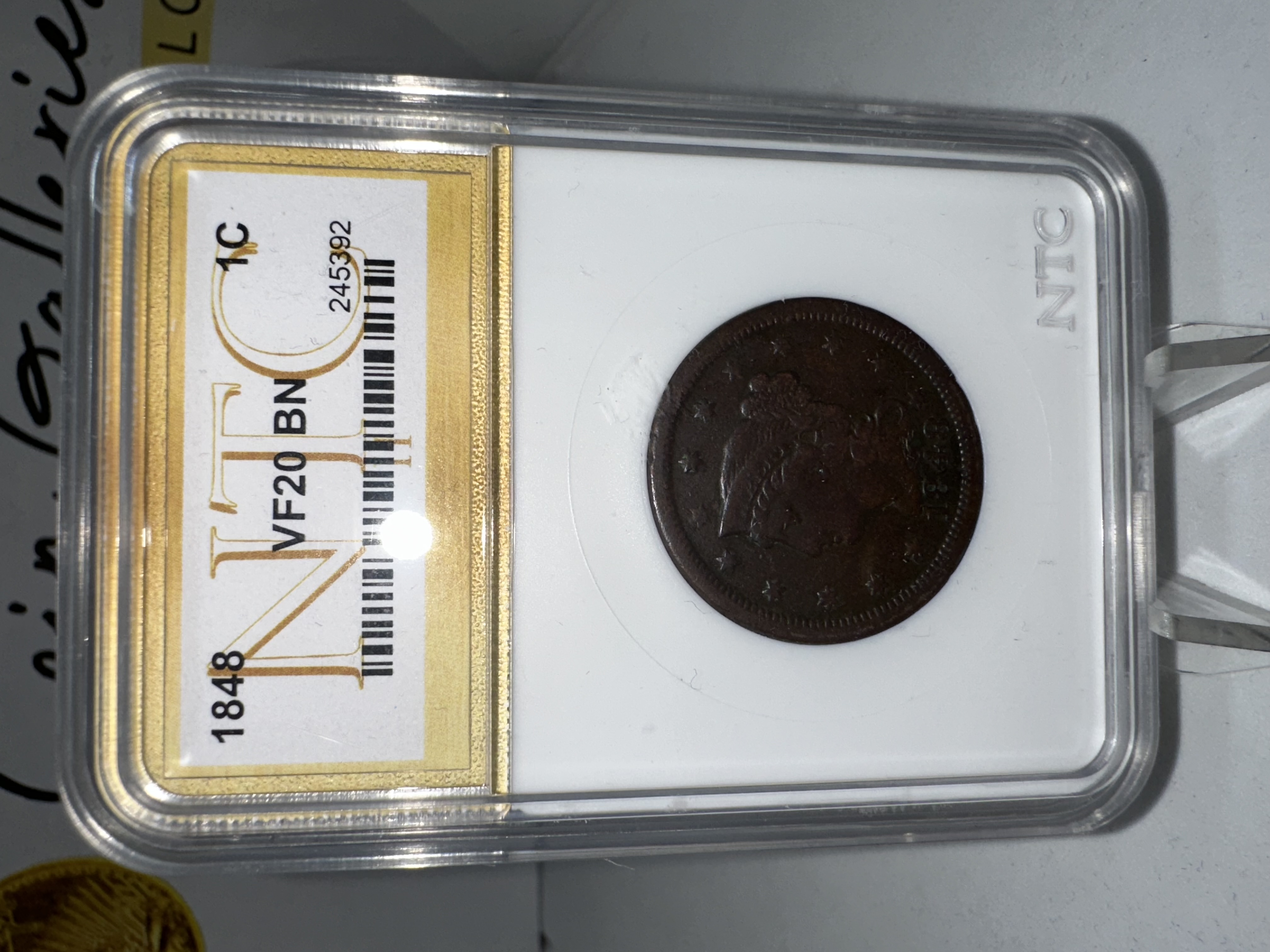 1848 US Large Cent VF20 | Property Room