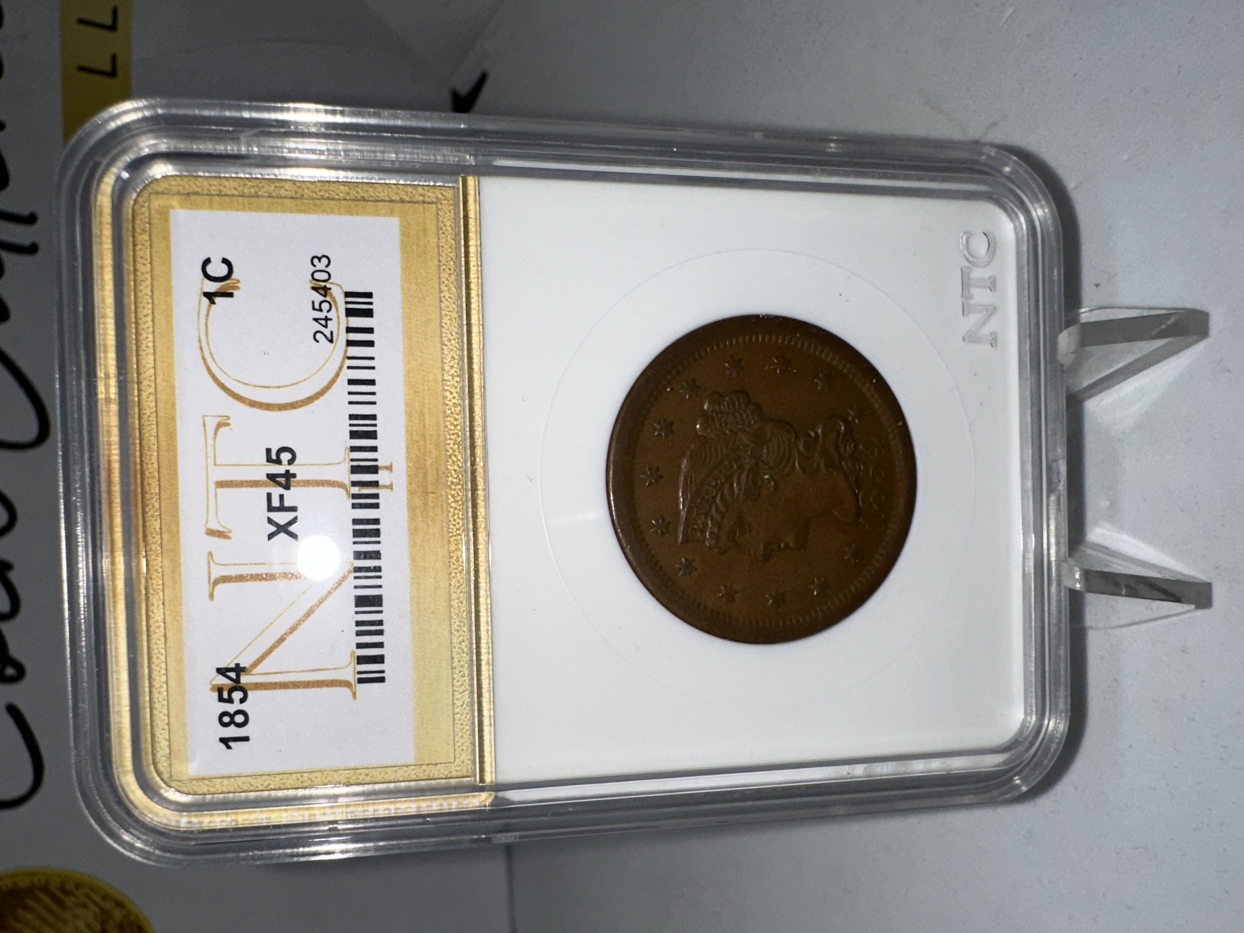 1854 US Lg Cent XF-45 | Property Room
