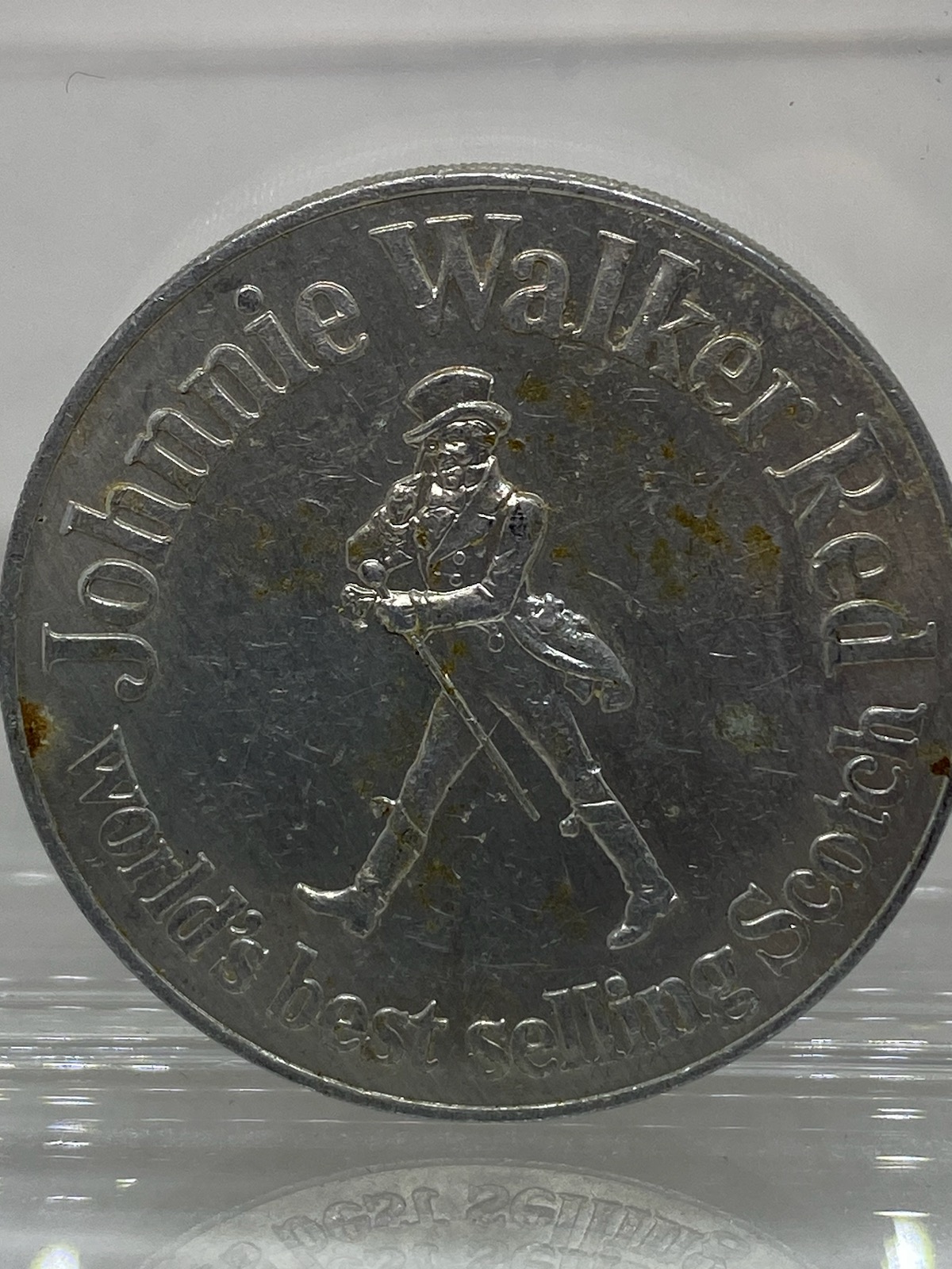 1971 Johnnie Walker Red Los Angeles Rams Schedule Token | Property Room