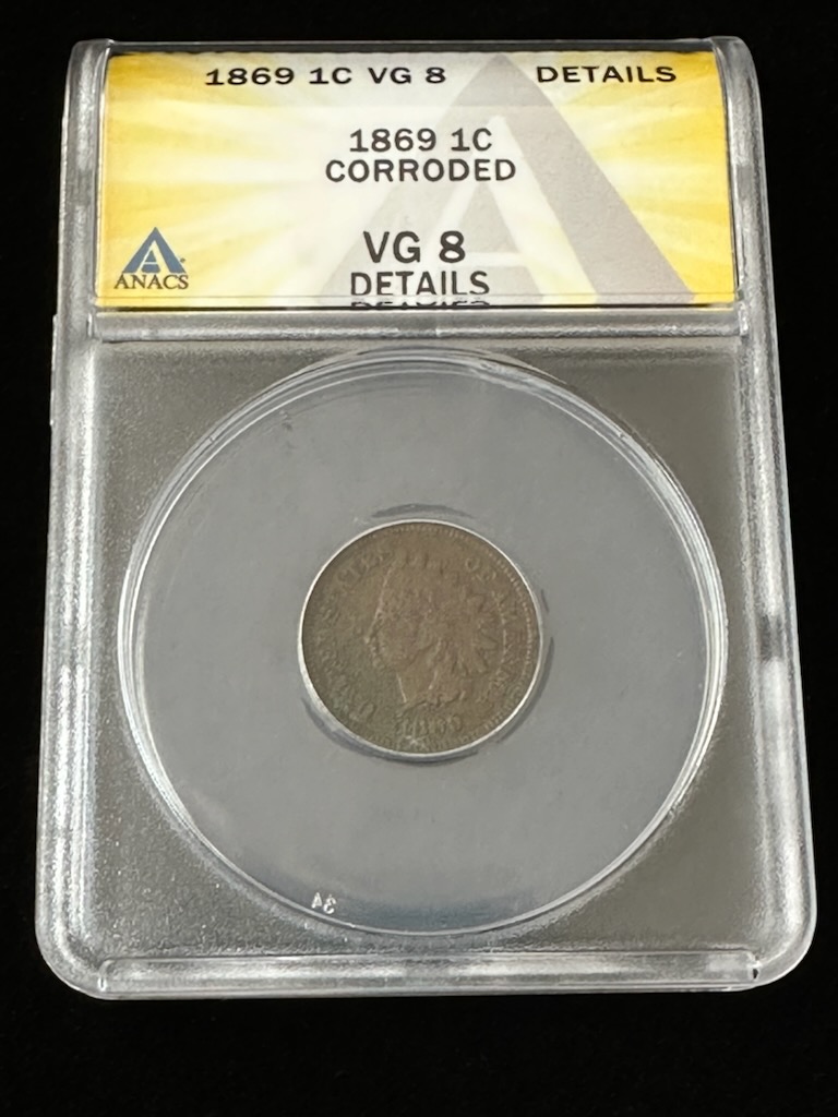 1869 1C VG 8 Corroded | Property Room