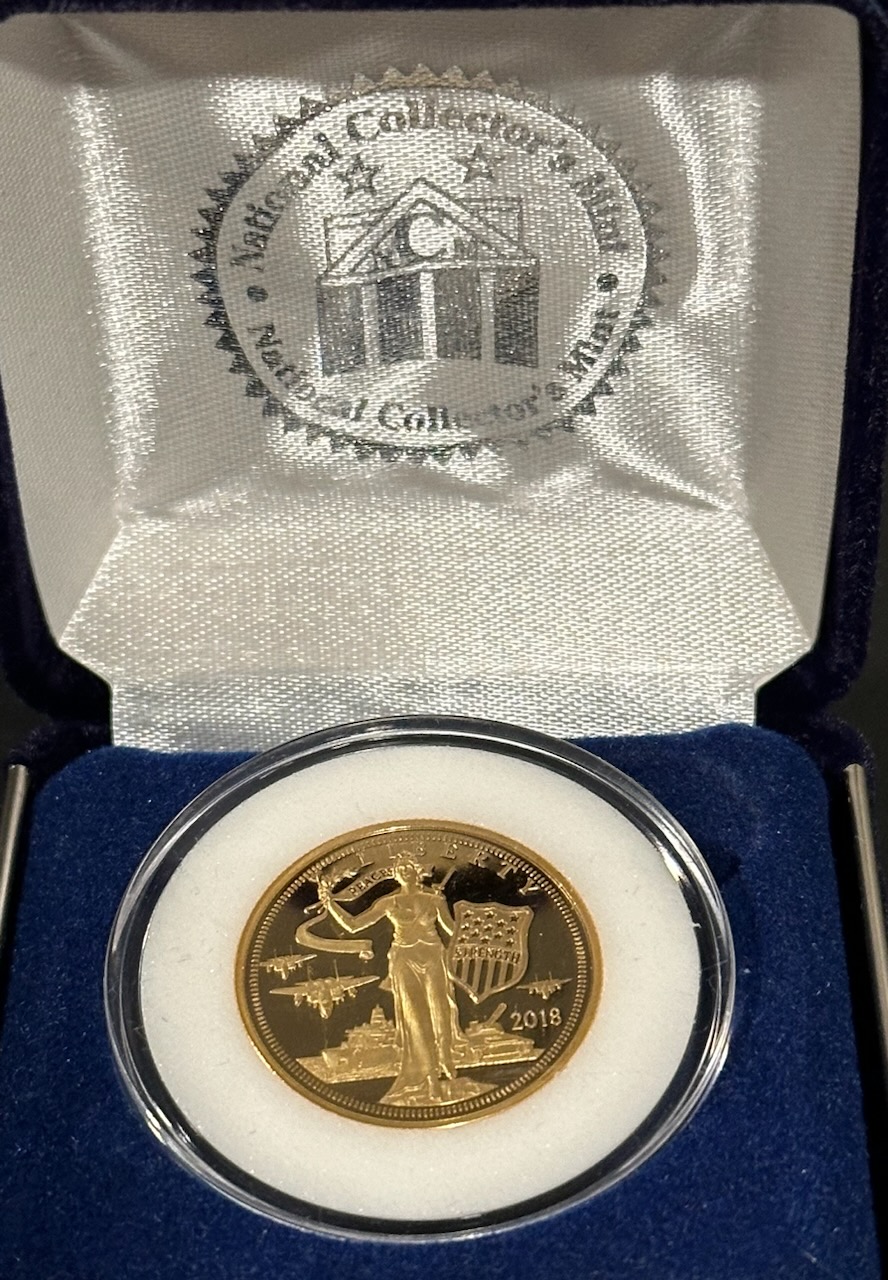 2018 Cook Island $25 Liberty Coin - Struck in .24 pure gold - Coin ...