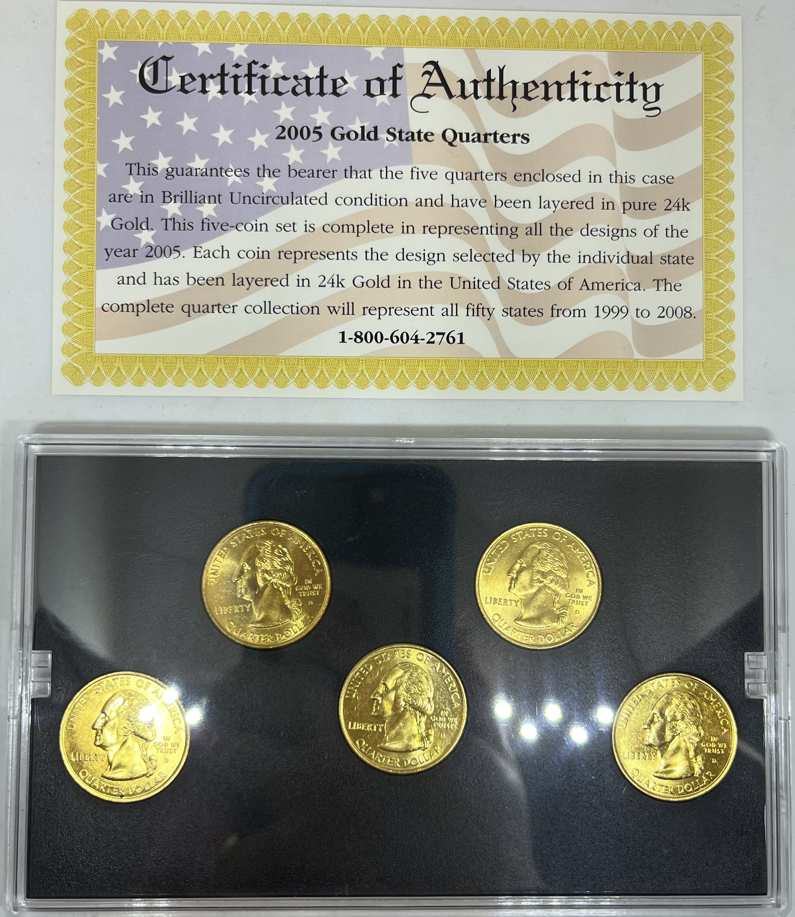 2005 Gold Edition State Quarter Collection | Property Room