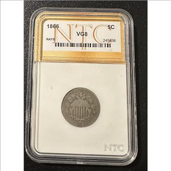 1866 NTC VG8 5C - Coin | Property Room