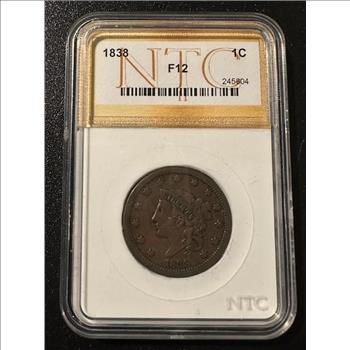 1838 NTC F12 1C - Coin | Property Room