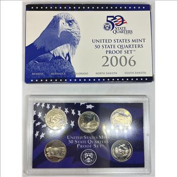 2006 US Mint 50 State Quarters Proof Set | Property Room