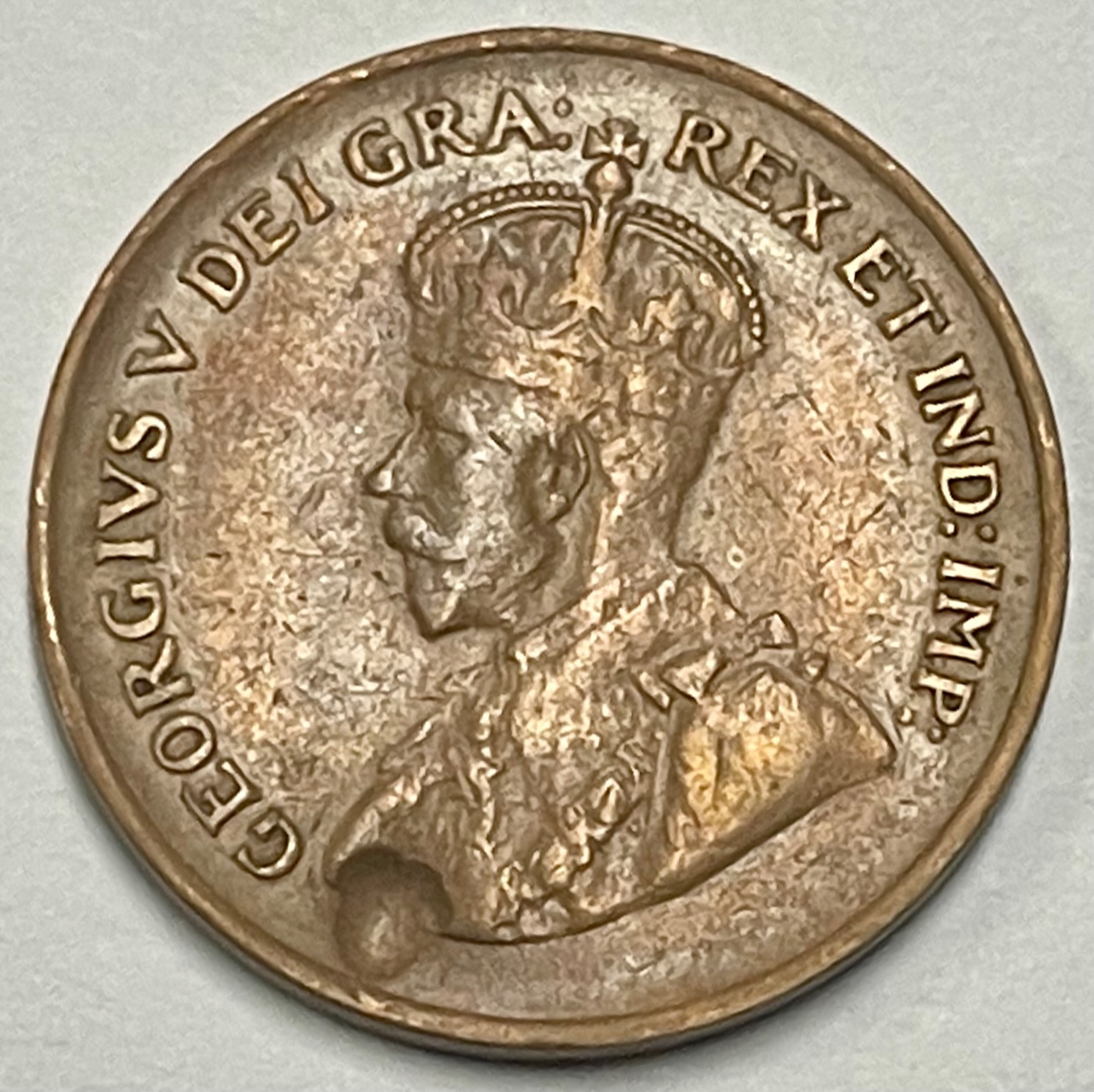 Canada 1932 Cent Rogue D Strikethrough Error | Property Room