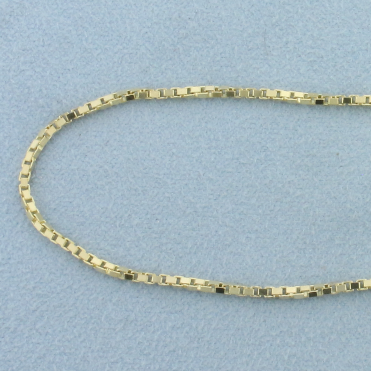 16 Inch Box Link Chain Necklace In 14k Yellow Gold | Property Room
