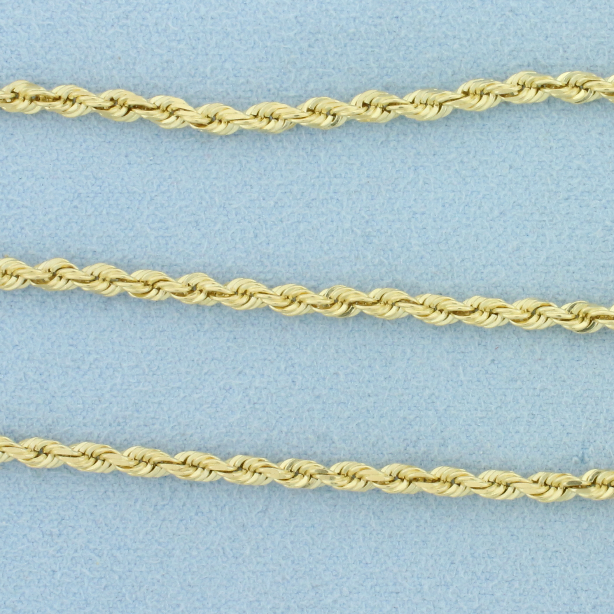 16 Inch Rope Link Chain Necklace in 14k Yellow Gold | Property Room
