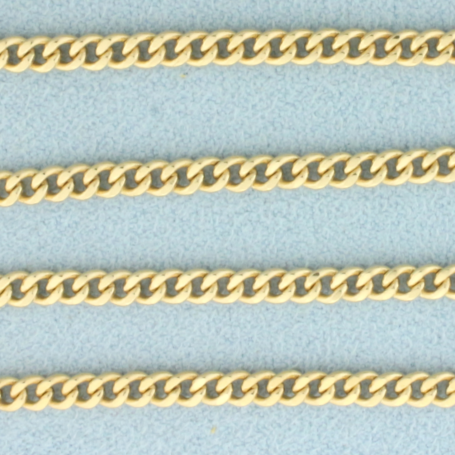 18 Inch Curb Link Chain Necklace in 14k Yellow Gold | Property Room