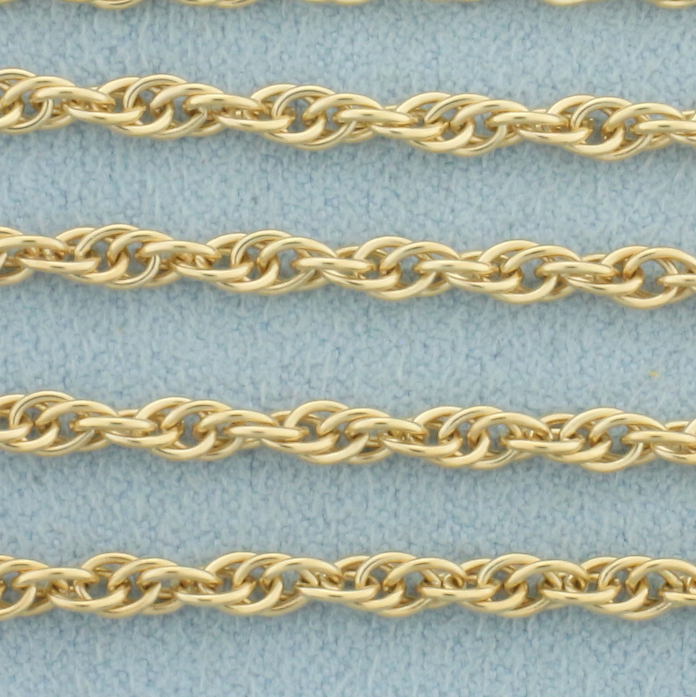 18 Inch Prince of Wales Link Chain Necklace in 14k Yellow Gold ...