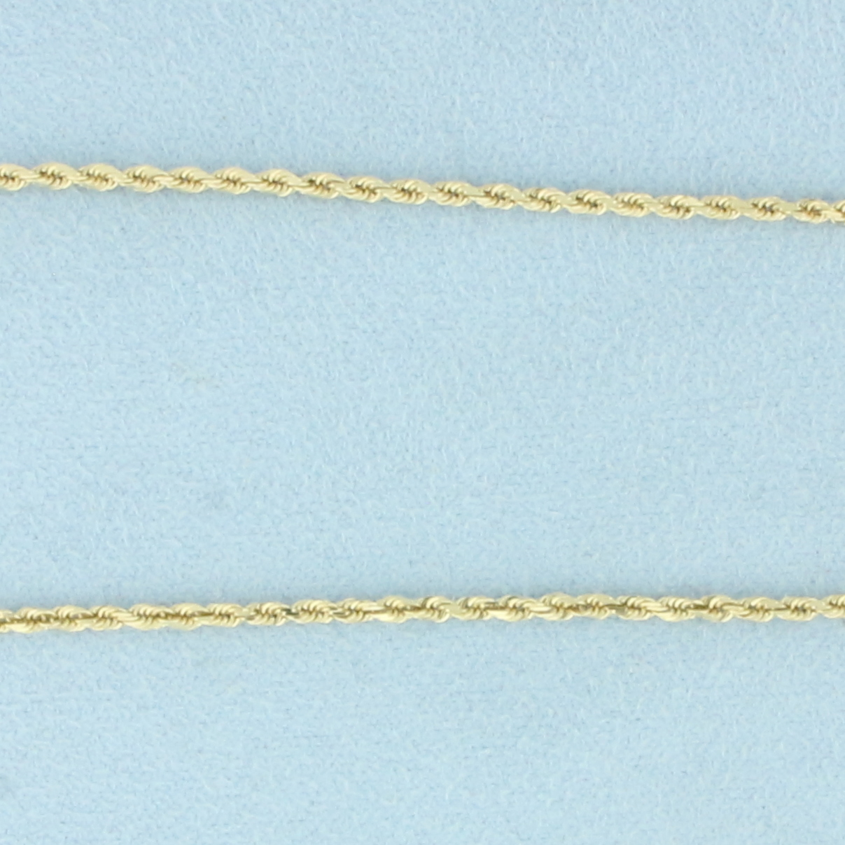 18 Inch Rope Link Chain Necklace in 14k Yellow Gold | Property Room