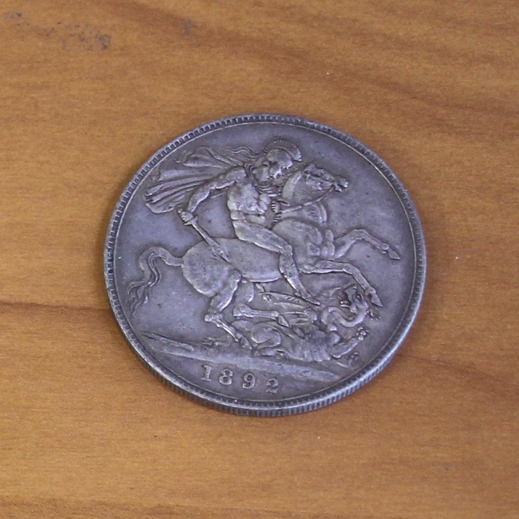 1892 Victoria British Crown Coin | Property Room