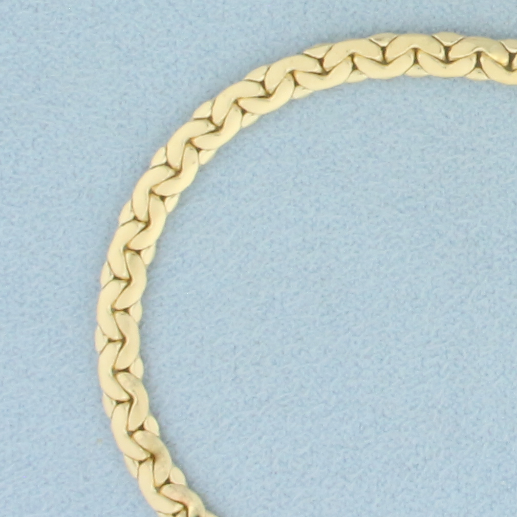 19 inch Round C Link Chain in 14k Yellow Gold | Property Room