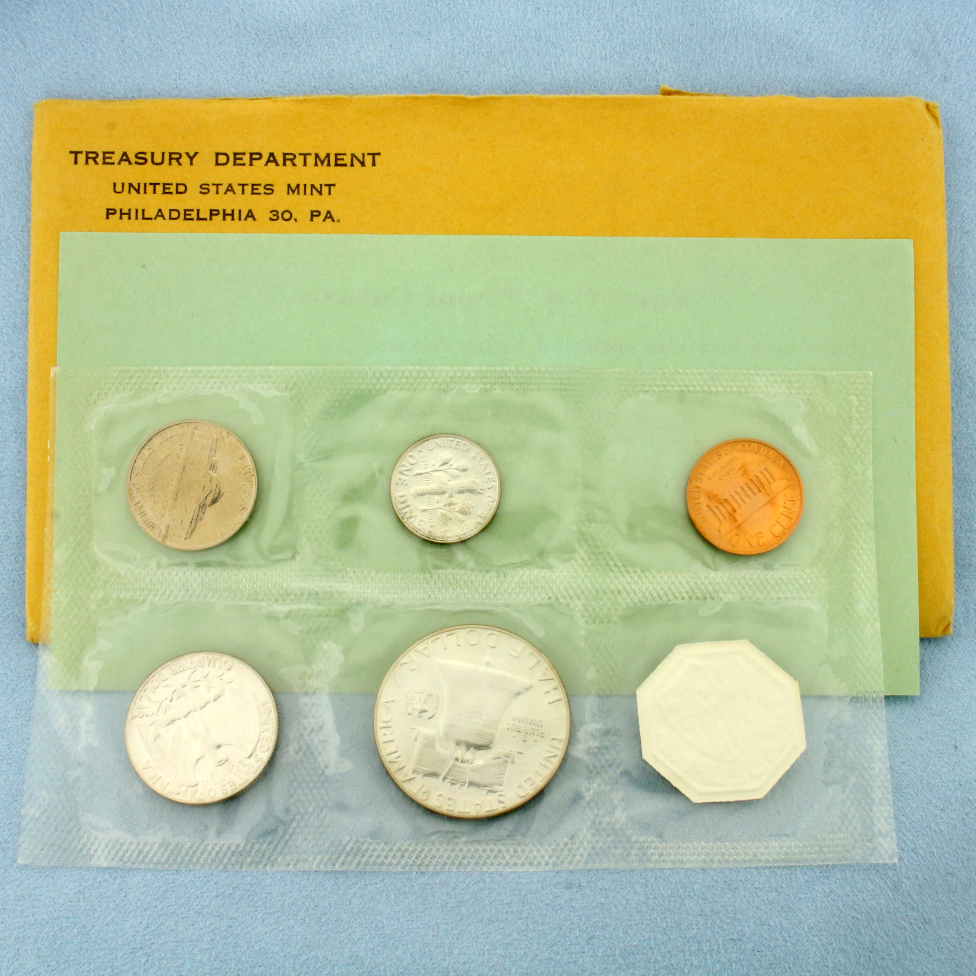 1960 US Mint Philadelphia Proof Coin Set OGP | Property Room