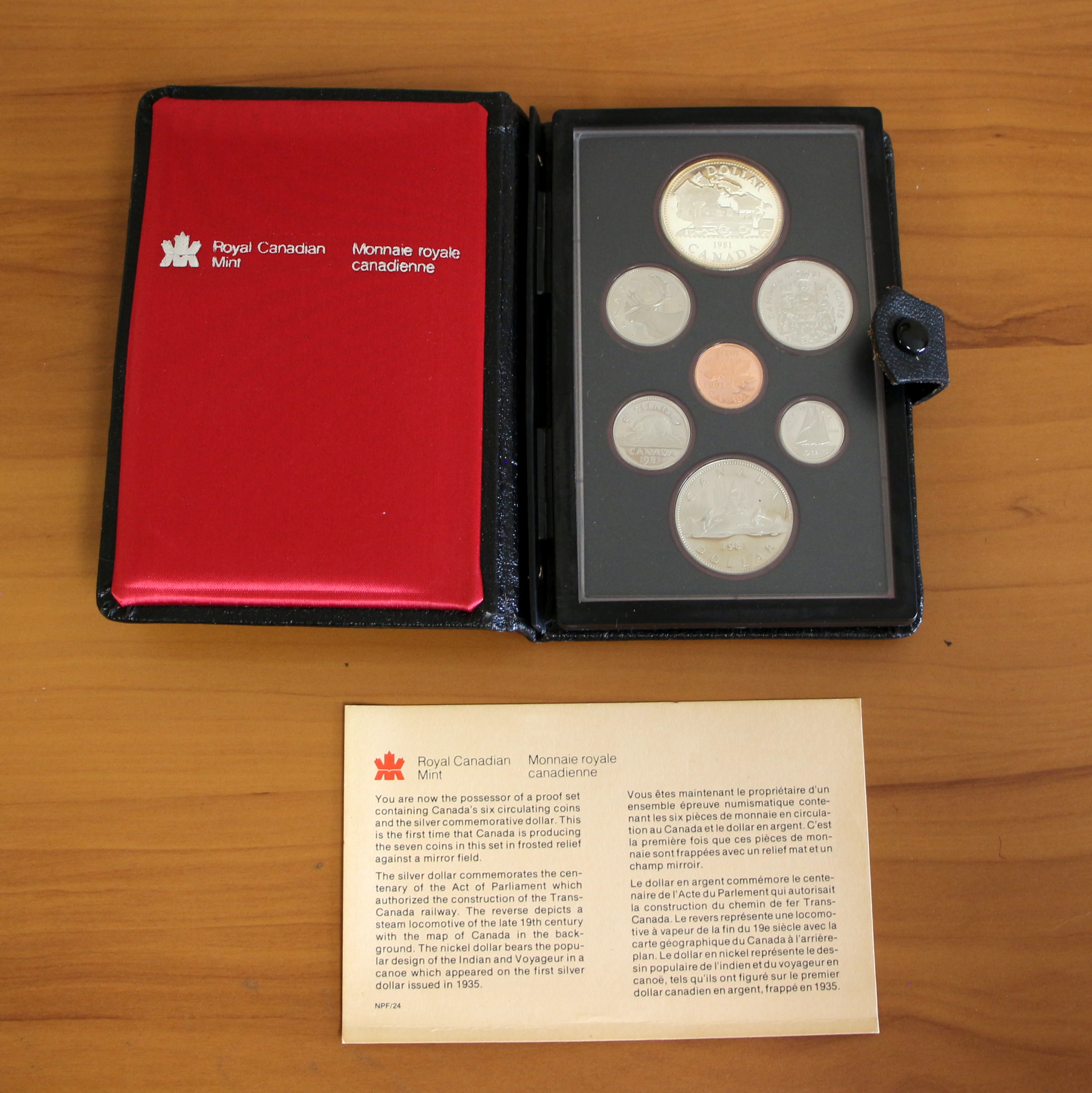 1981 Royal Canadian Mint Proof Coin Set OGP | Property Room