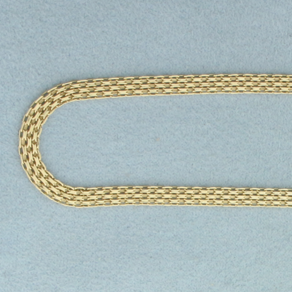20 Inch Bismark Link Chain Necklace in 14k Yellow Gold | Property Room