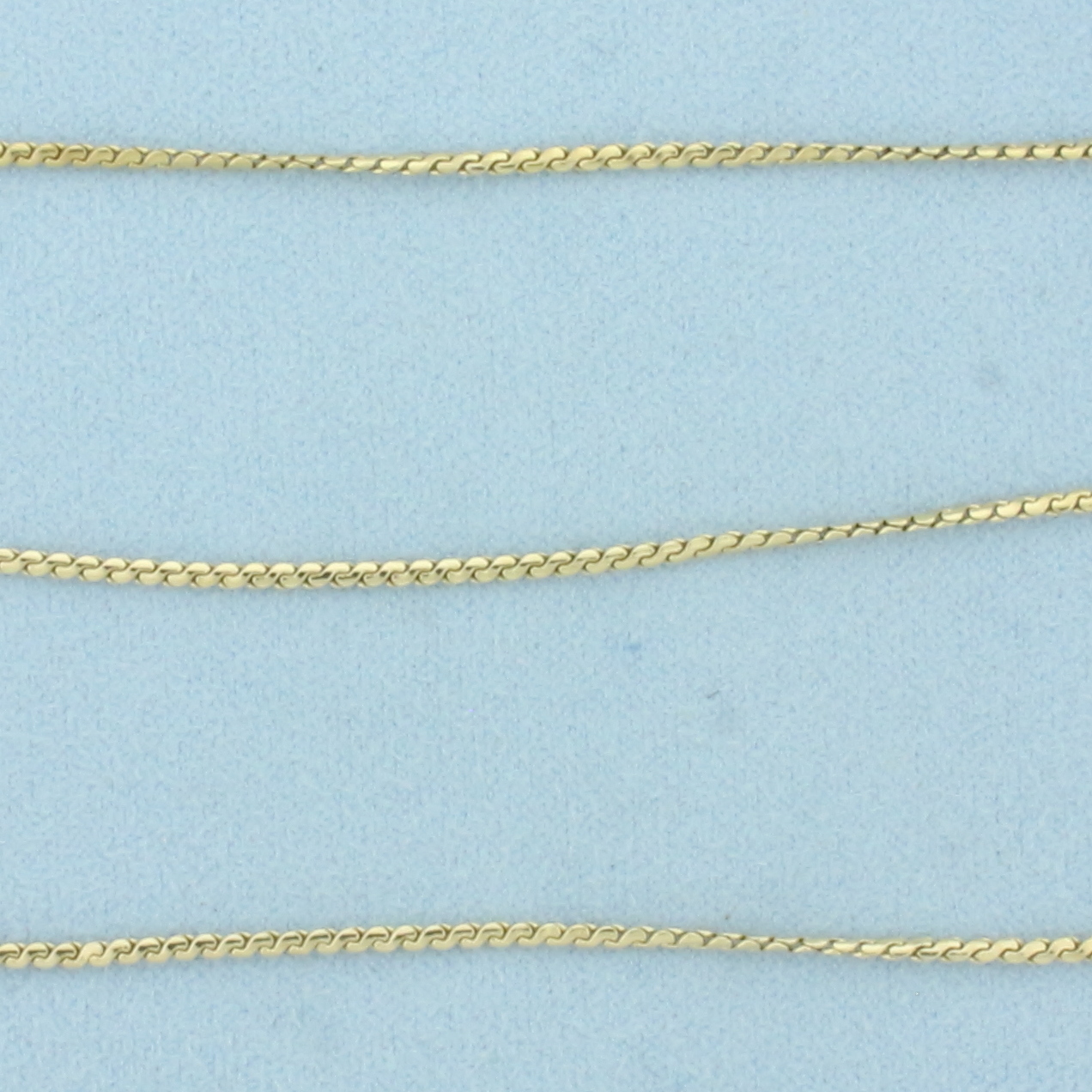 21 Inch 3D S-Link Chain in 18k Yellow Gold | Property Room