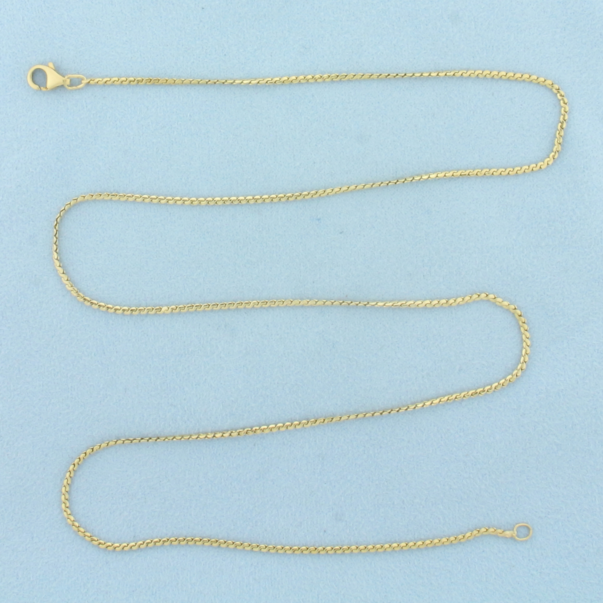 21 Inch 3D S-Link Chain in 18k Yellow Gold | Property Room