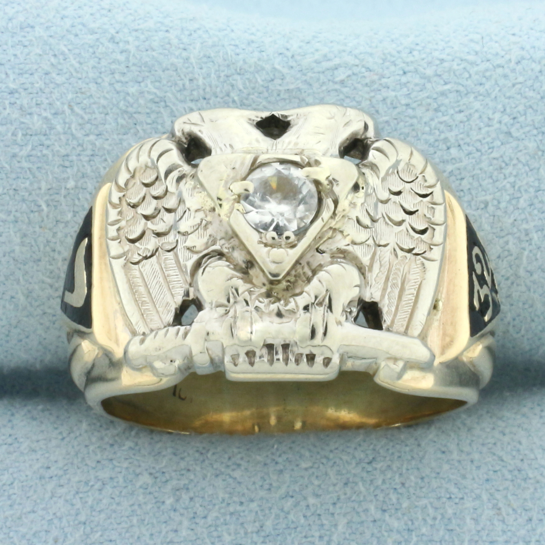 32 Degree Masonic Ring in 10k Yellow Gold | Property Room