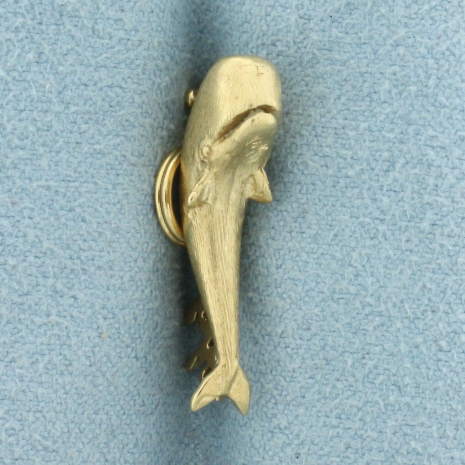 Aloha Humpback Whale Charm in 14k Yellow Gold | Property Room