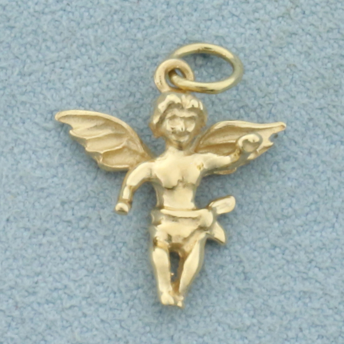 Angel Cherub Charm in 14k Yellow Gold | Property Room
