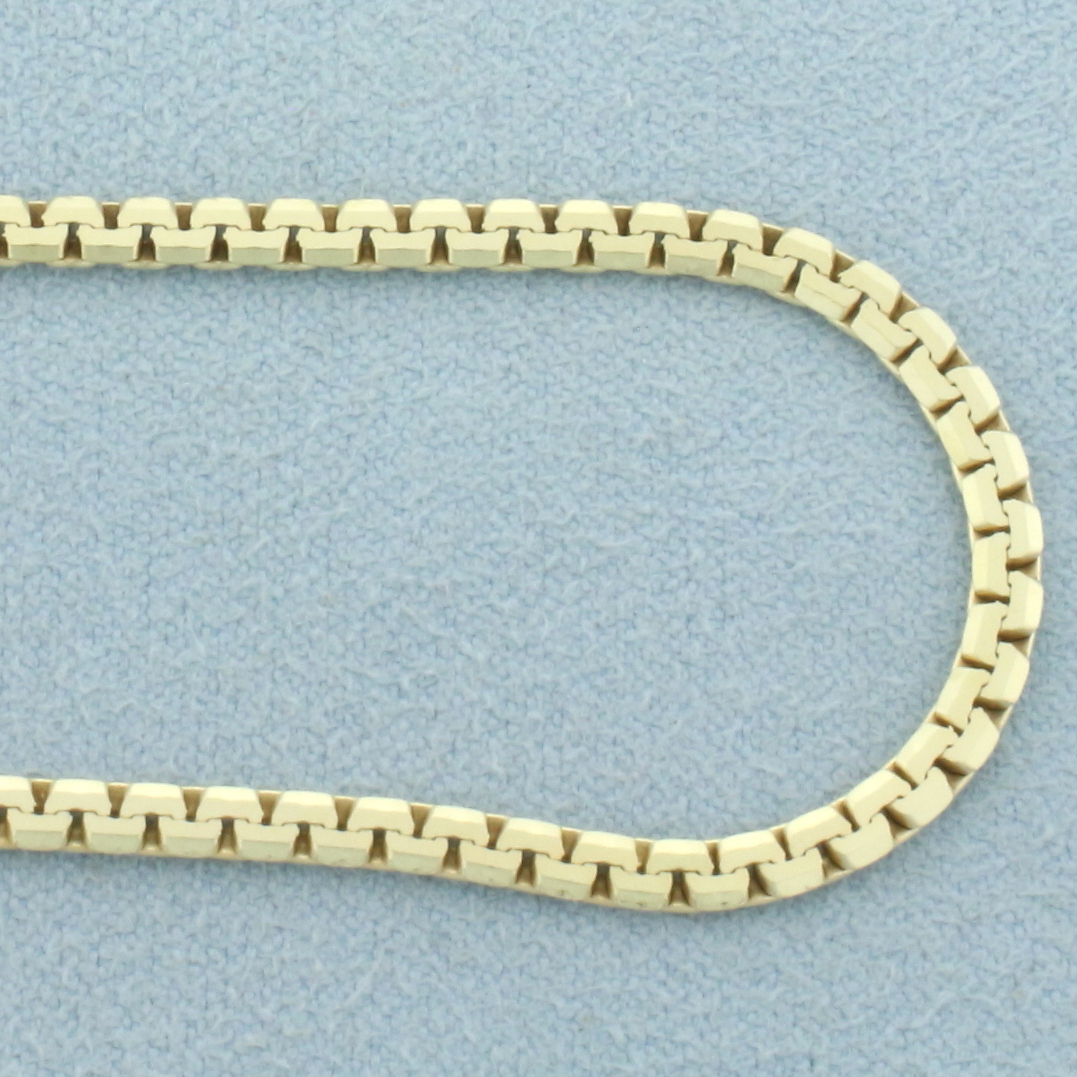 Boston C Link Chain Necklace in 14k Yellow Gold | Property Room
