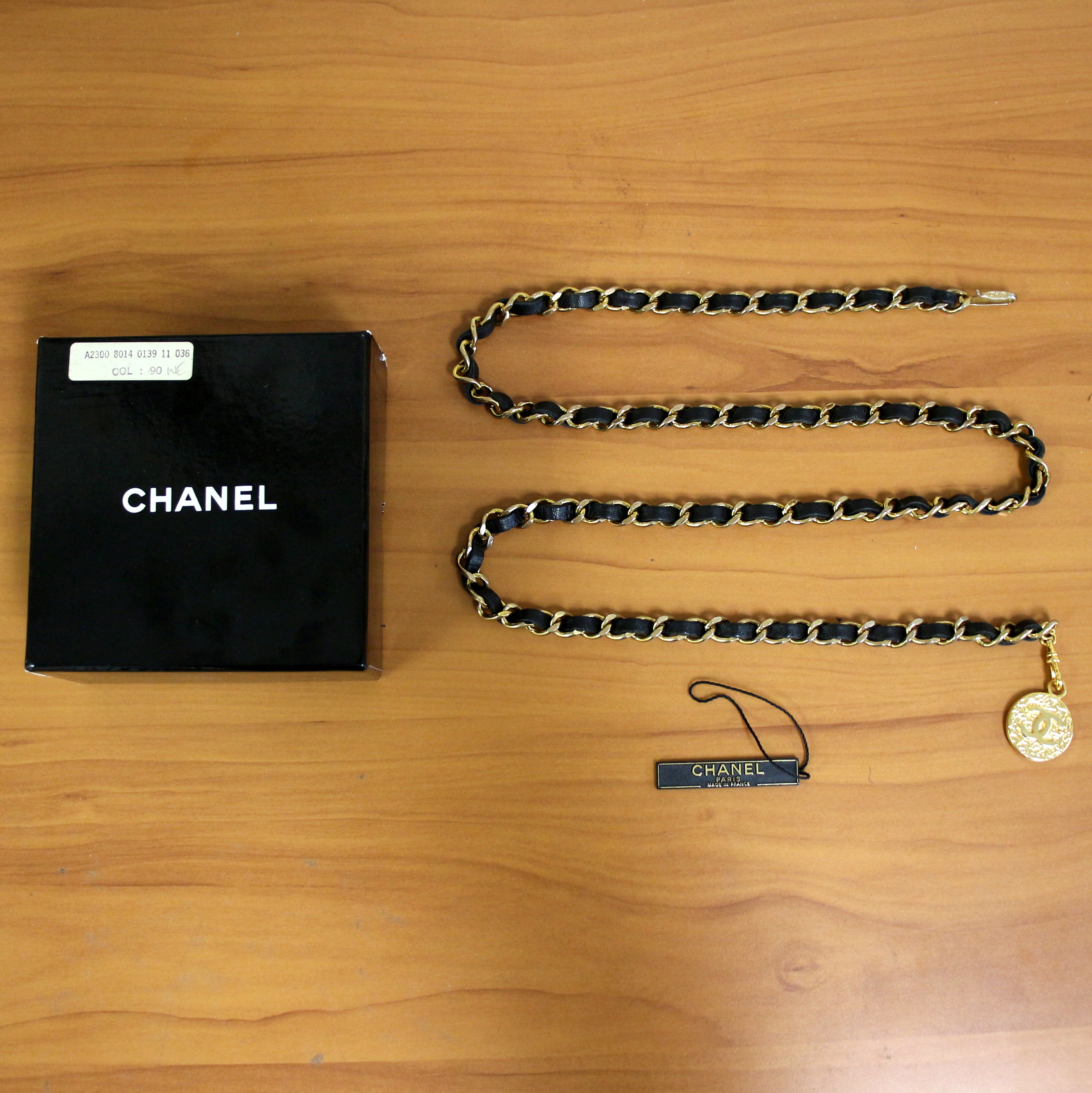 Chanel 1982 CC Logo Chain 90 CM Belt | Property Room