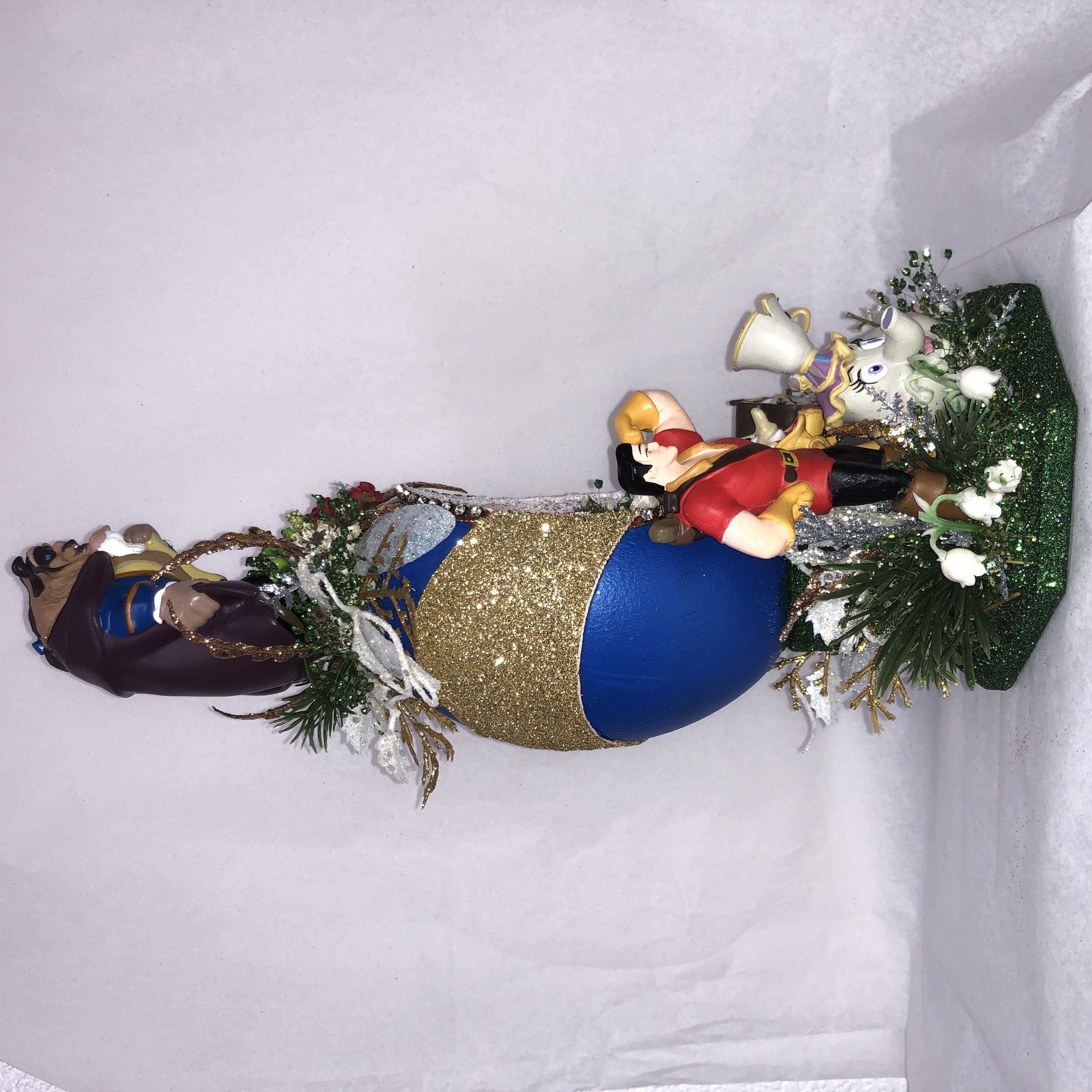 Disney Beauty And The Beast Hand Created Emu Egg Sculpture | Property Room