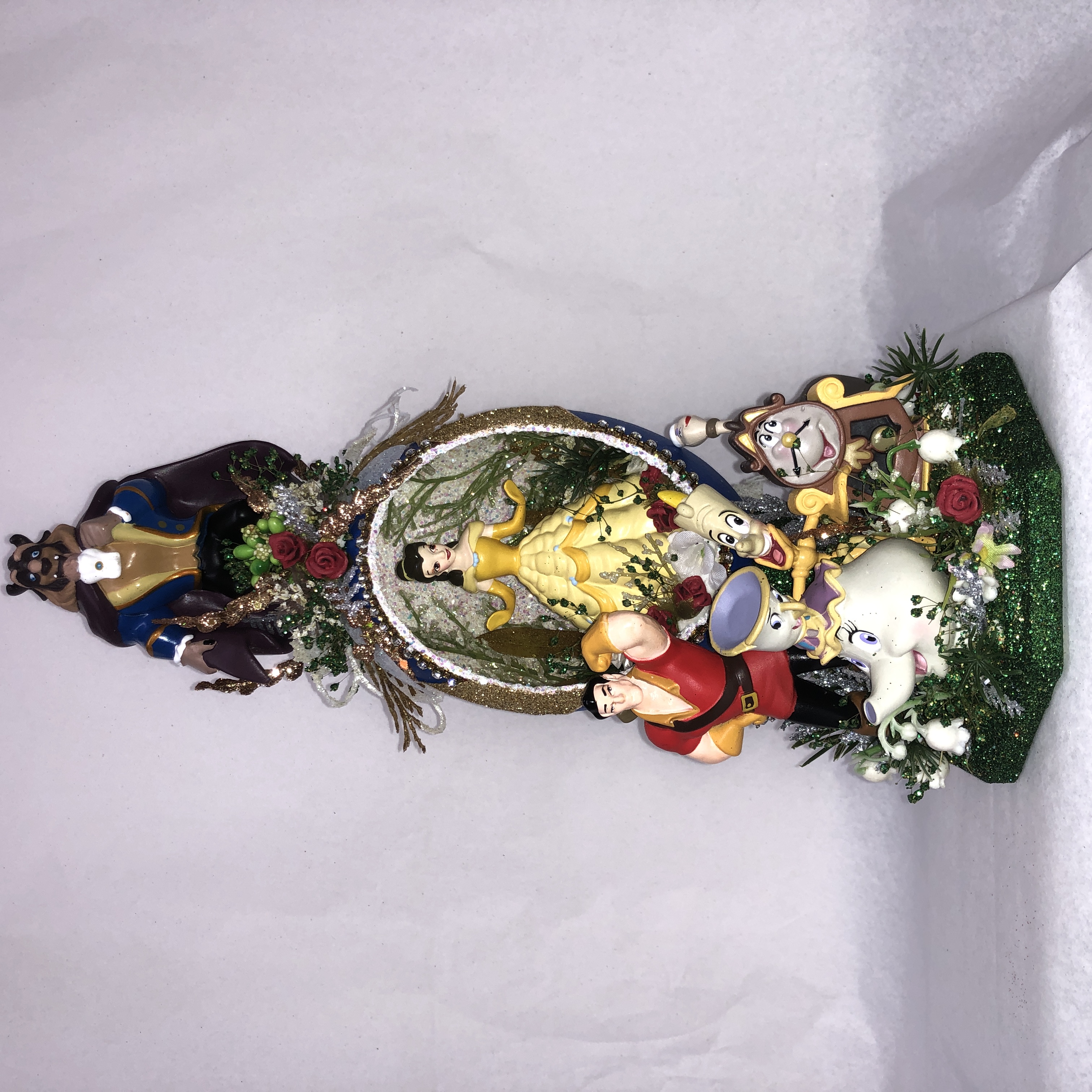 Disney Beauty And The Beast Hand Created Emu Egg Sculpture | Property Room