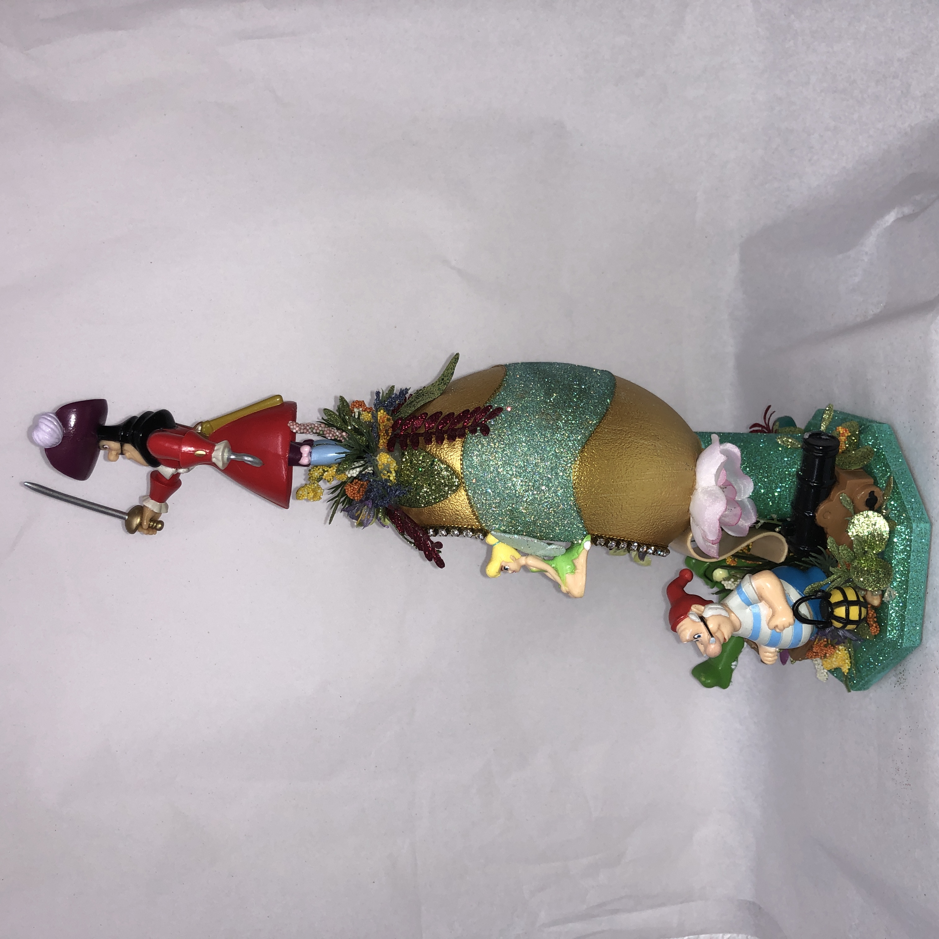 Disney Peter Pan Hand Created Emu Egg Sculpture | Property Room