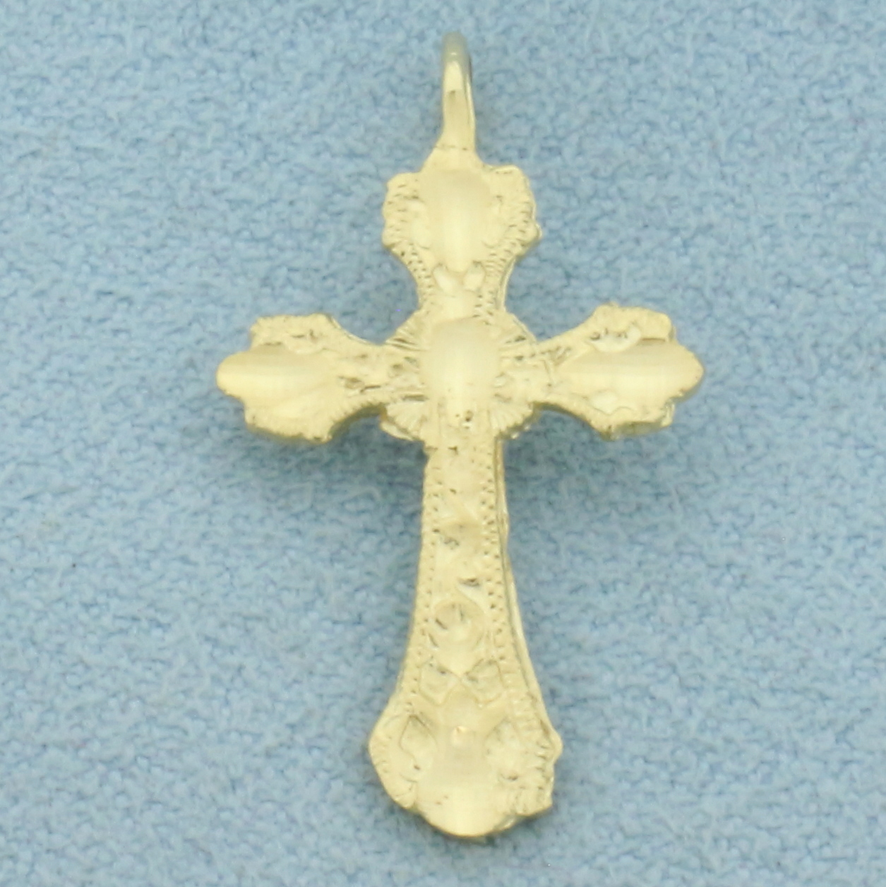 Eastern Orthodox Cross Pendant in 14k Yellow Gold | Property Room