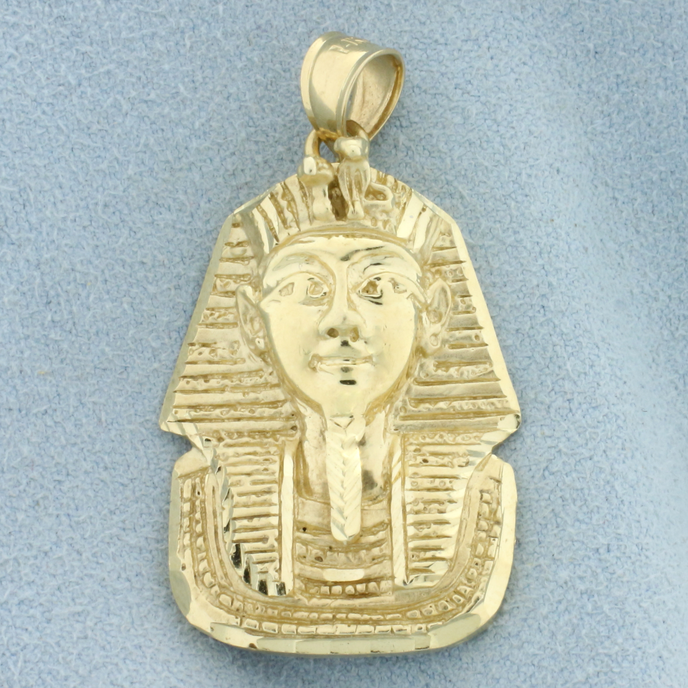 Egyptian Pharaoh Pendant in 14K Yellow Gold | Property Room