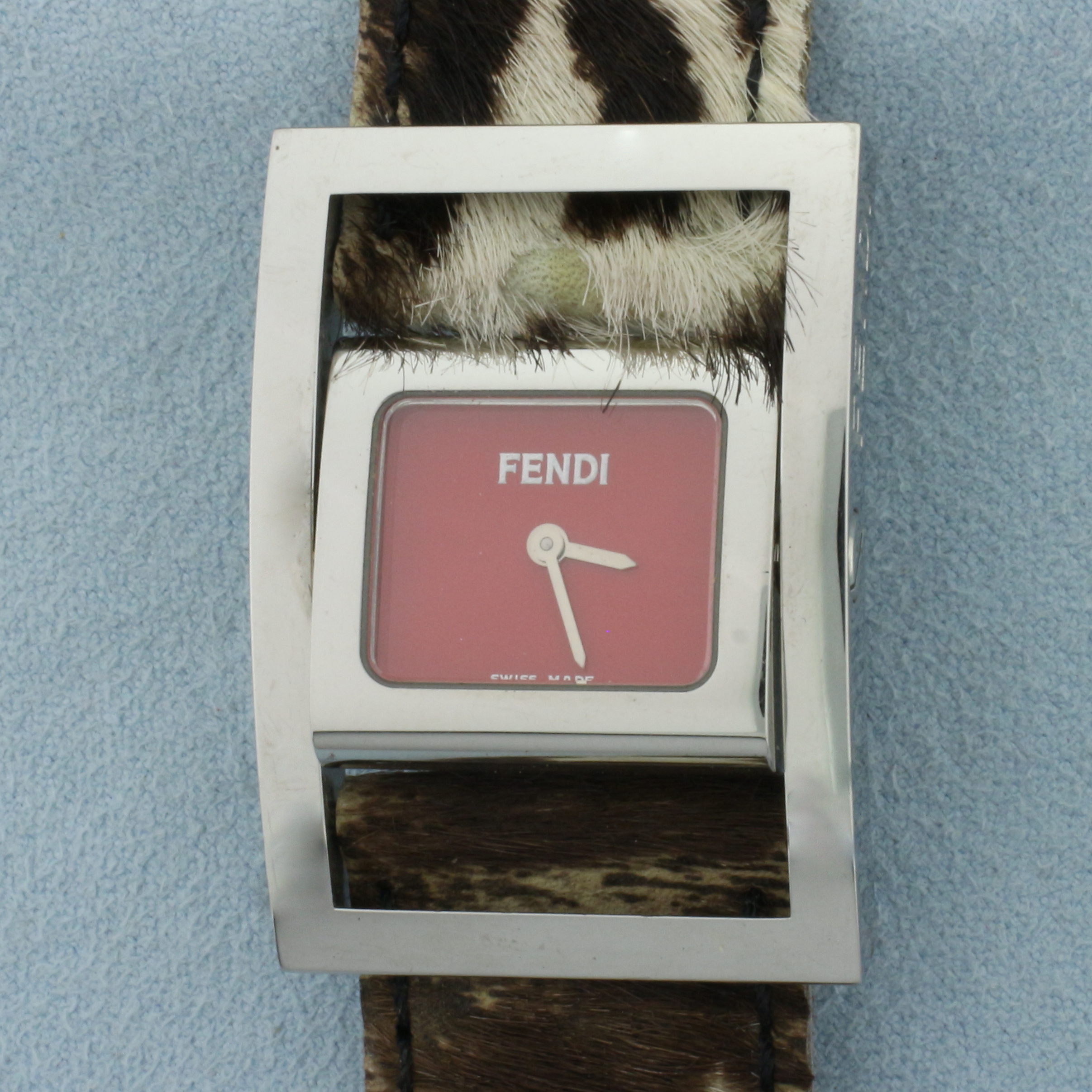 Fendi 5010L Rotating Face Pony hair Flip Watch | Property Room