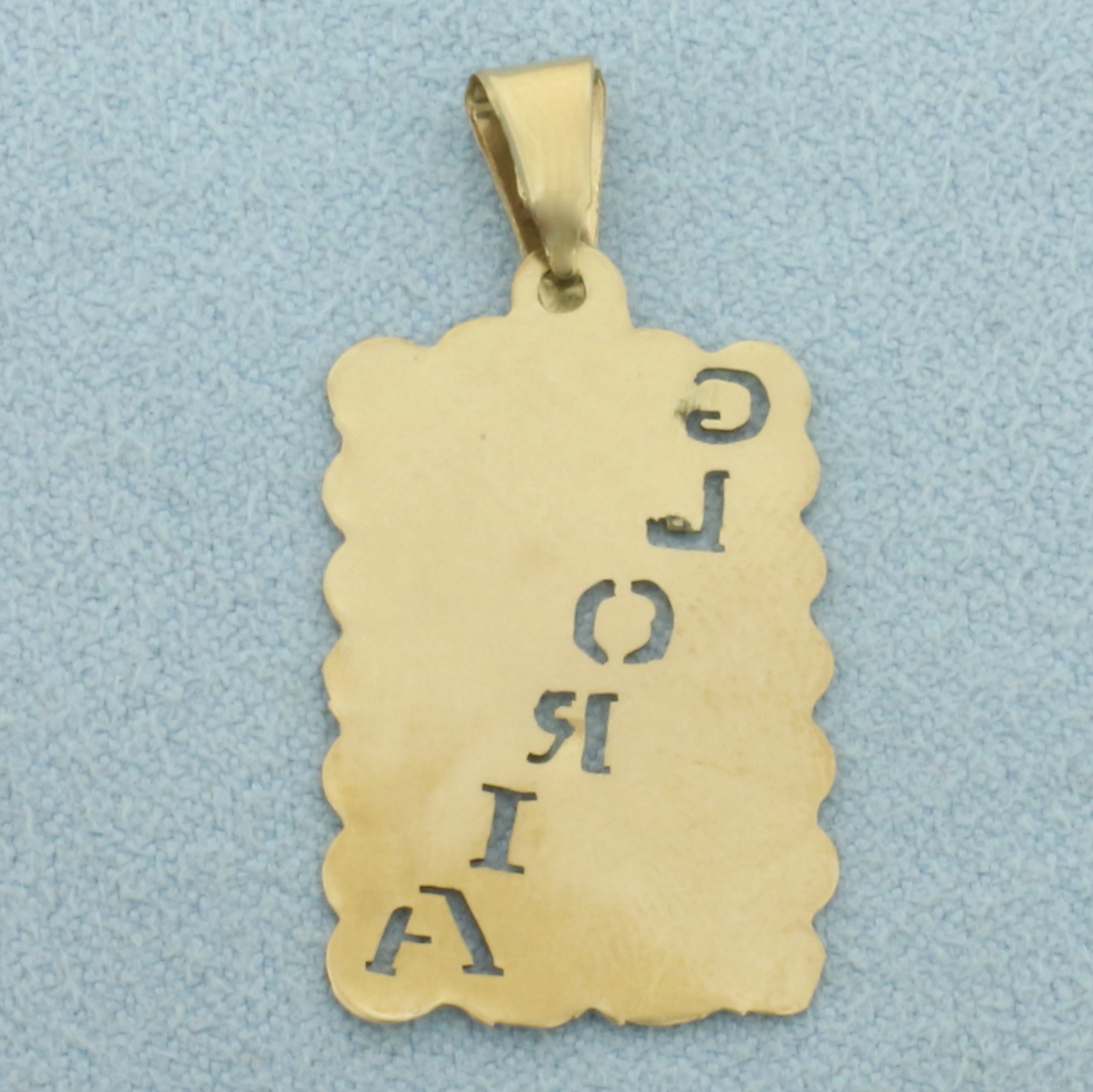 Gloria Cutout Pendant in 14k Yellow Gold | Property Room