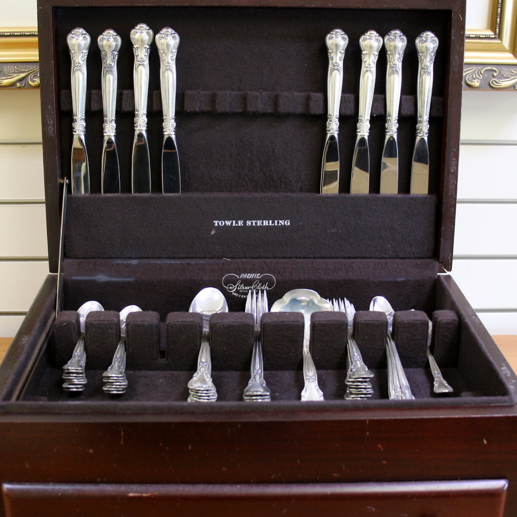 Gorham Chantilly Sterling Silver Flatware Set of 57 Pieces | Property Room