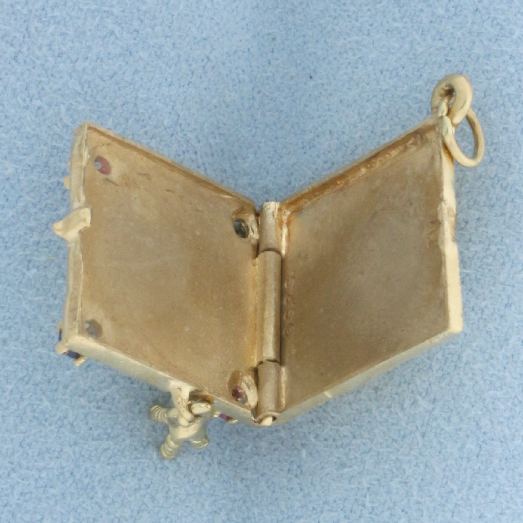 Graduation Cap Locket in 14k Yellow Gold | Property Room