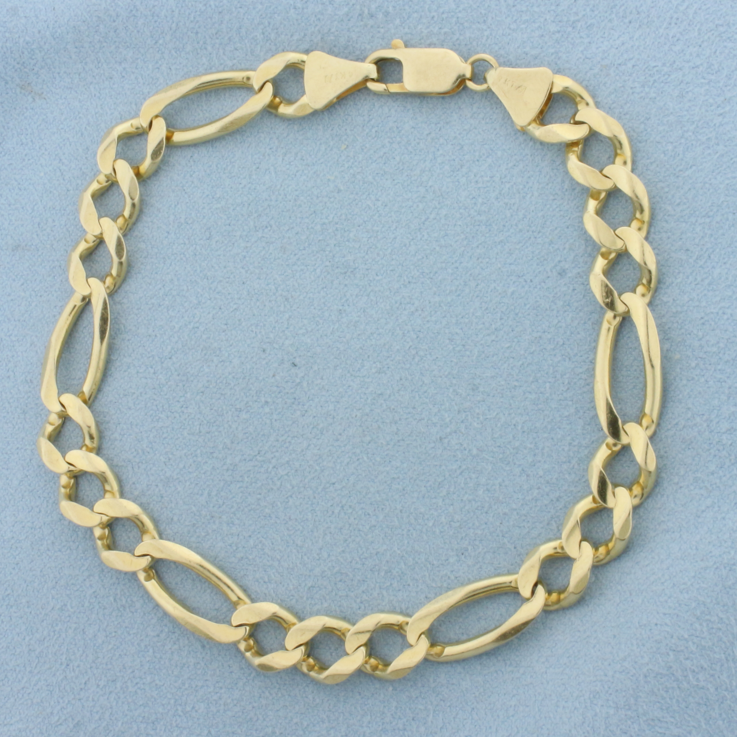 Italian Figaro Link Bracelet in 14k Yellow Gold | Property Room