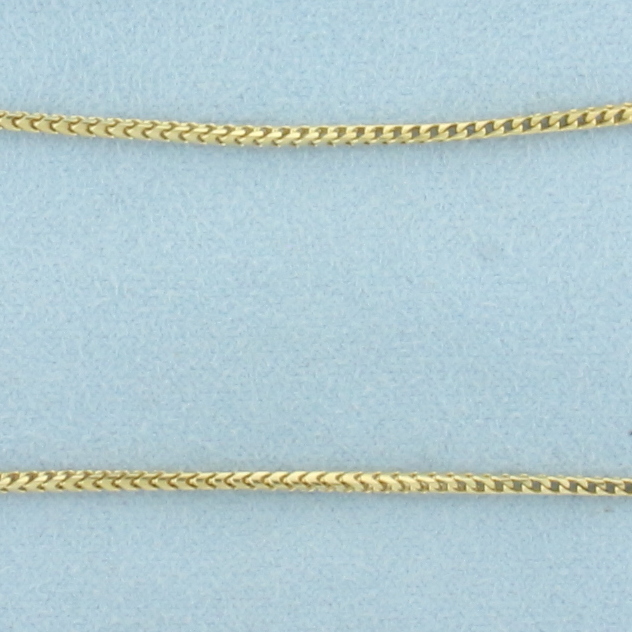 Italian Snake Link Chain Necklace in 18K Yellow Gold | Property Room