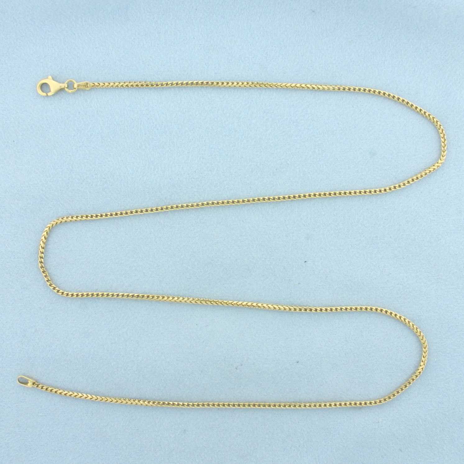 Italian Snake Link Chain Necklace in 18K Yellow Gold | Property Room