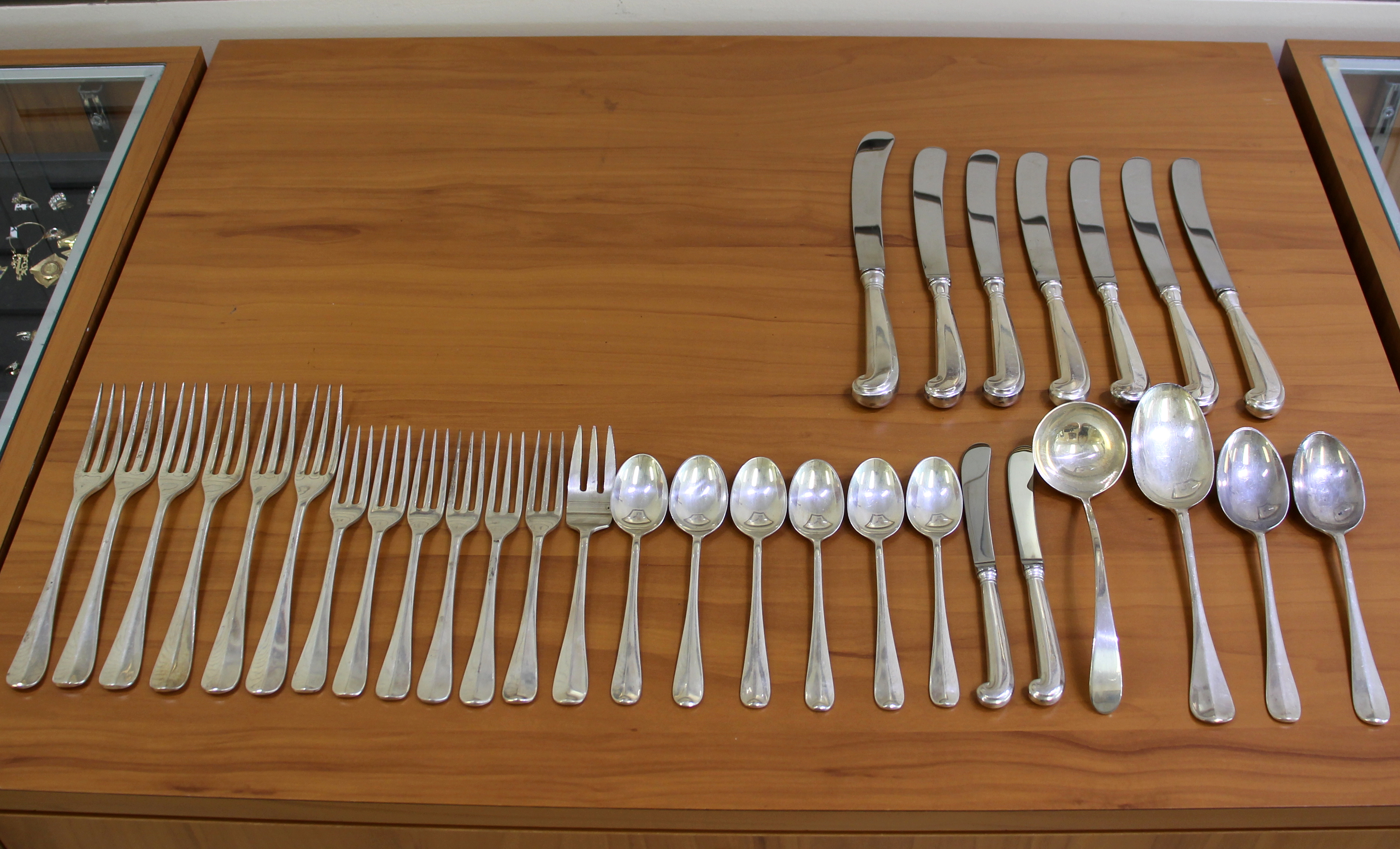 Kirk Stieff "Williamsburg Queen Anne" Sterling Silver Flatware Set of ...