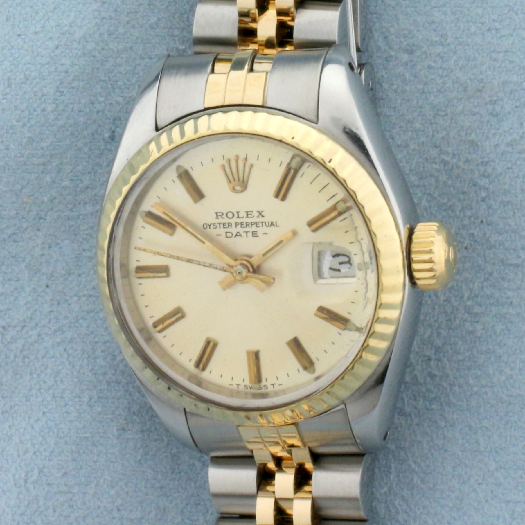 Ladies Rolex Date Two Tone Jubilee Model 6917 | Property Room