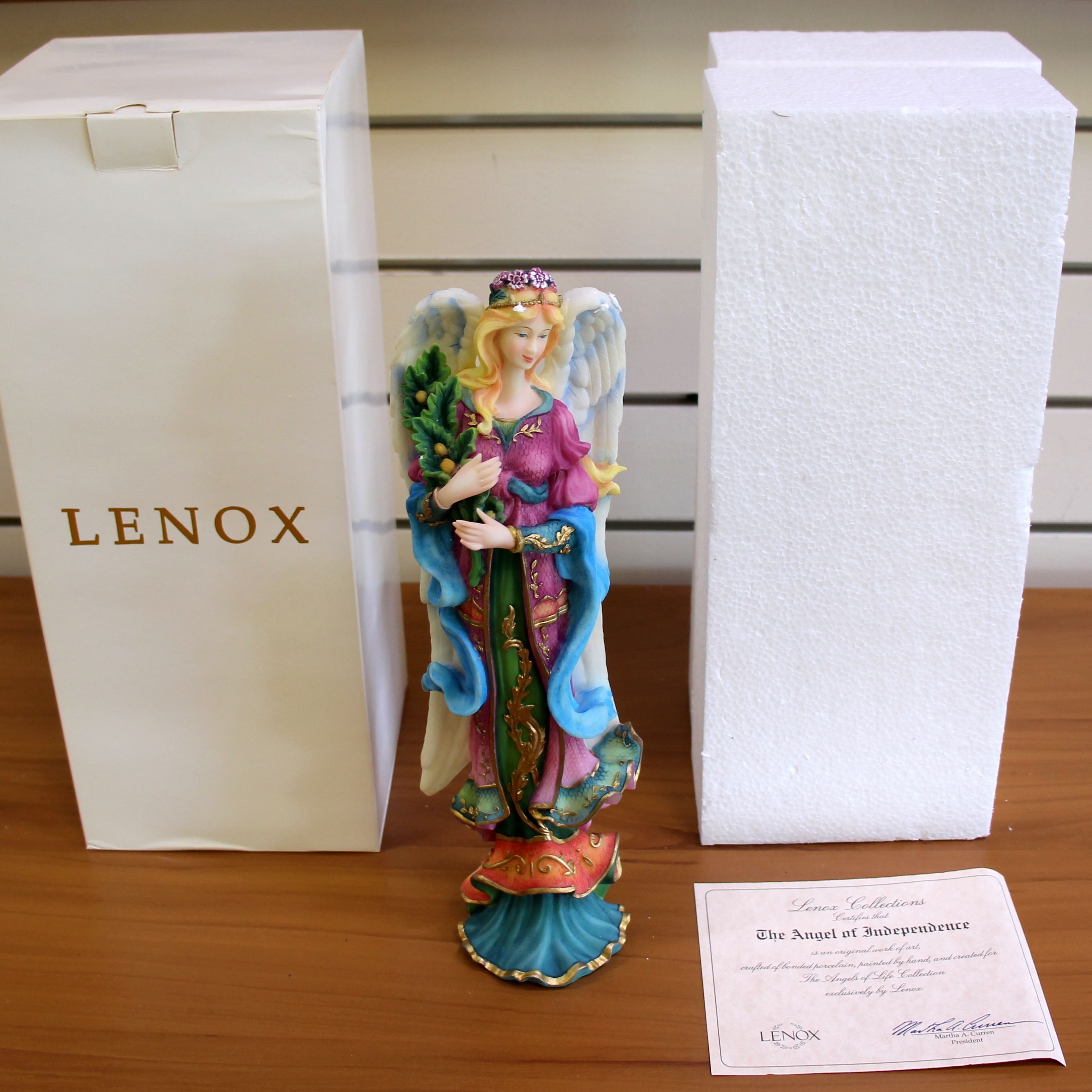 Lenox The Angel Of Independence Fine Porcelain Figurine | Property Room