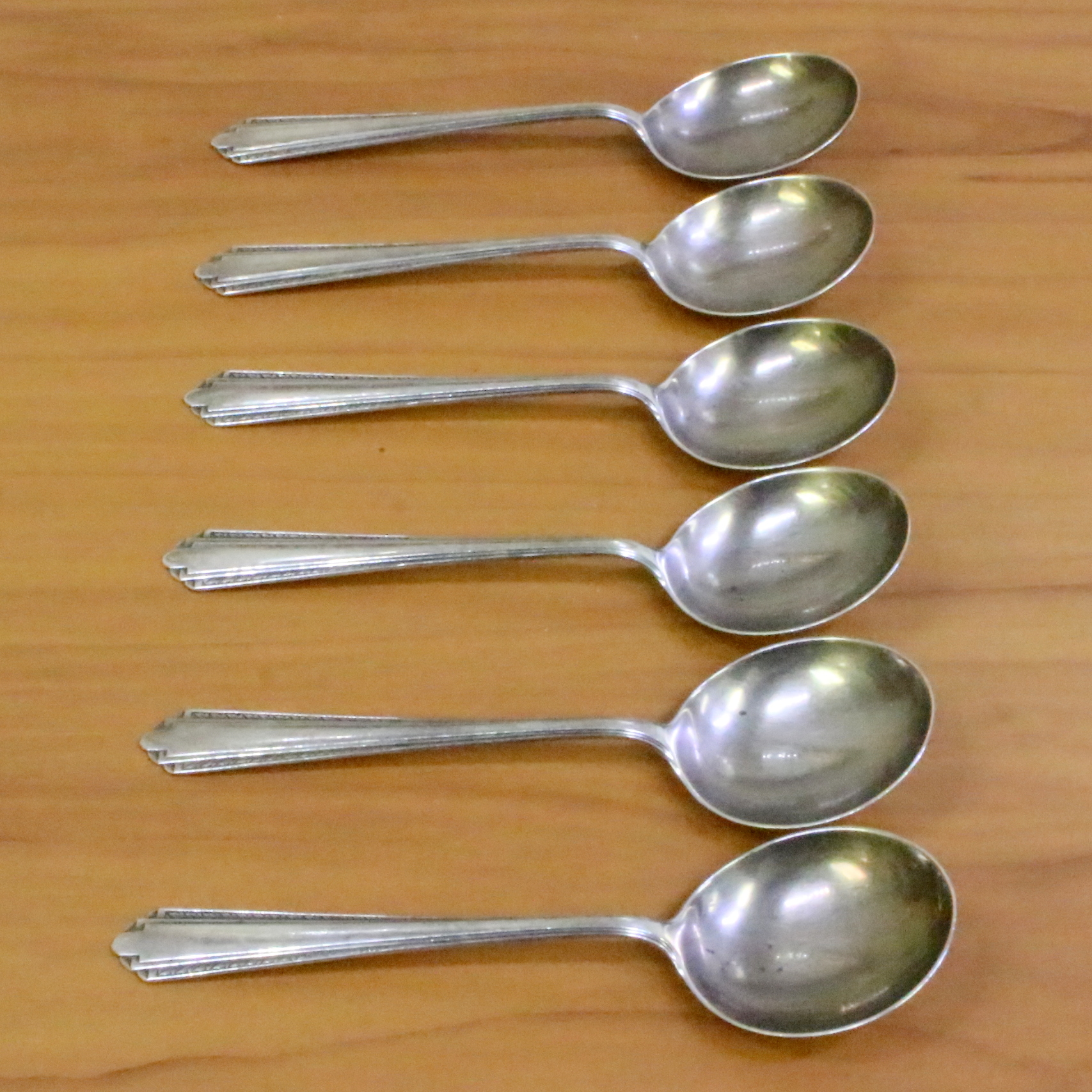 Manchester Park Avenue Sterling Silver Soup Spoons Set of 6 | Property Room