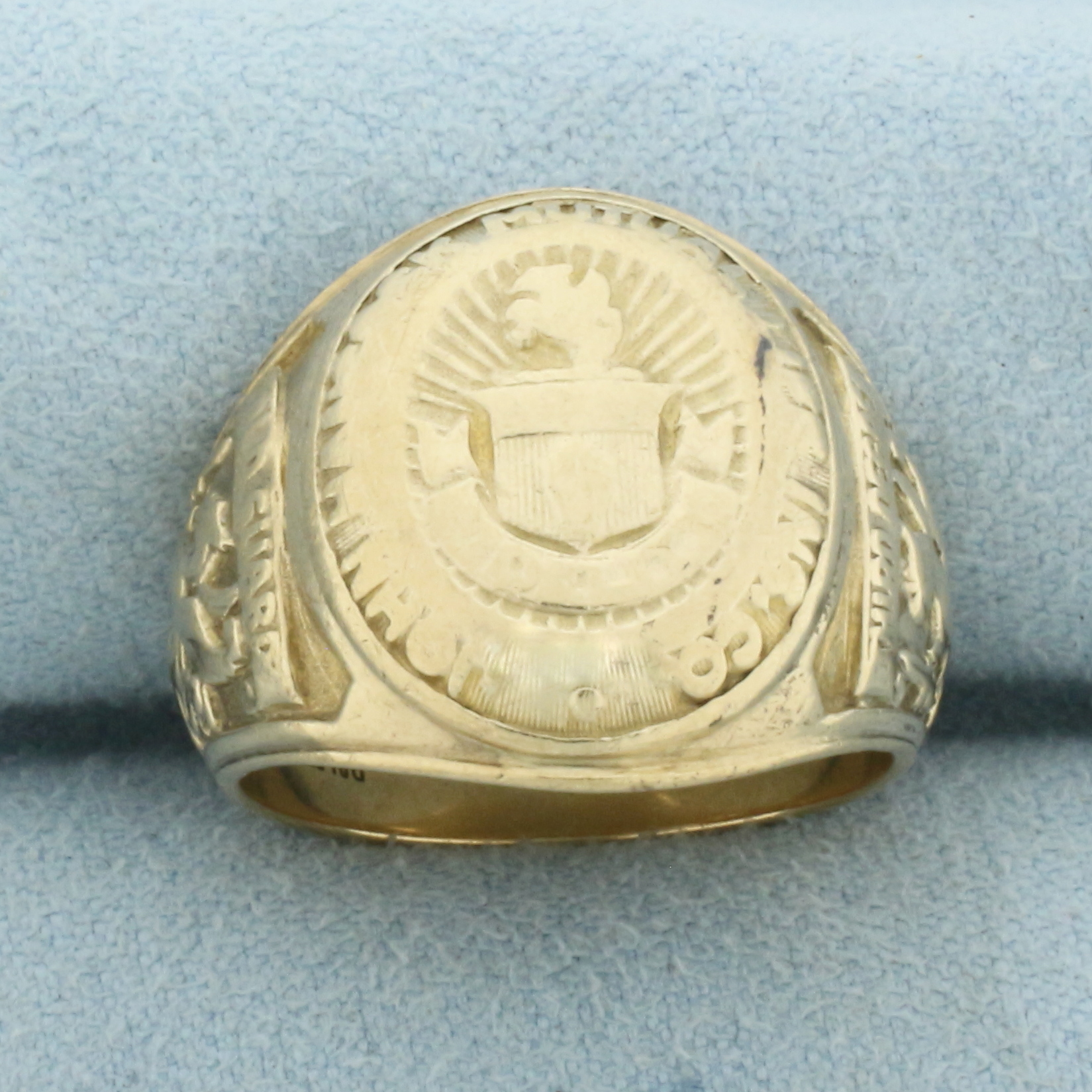 Mens Vintage John Hancock Life Insurance Company Ring in 10k Yellow ...