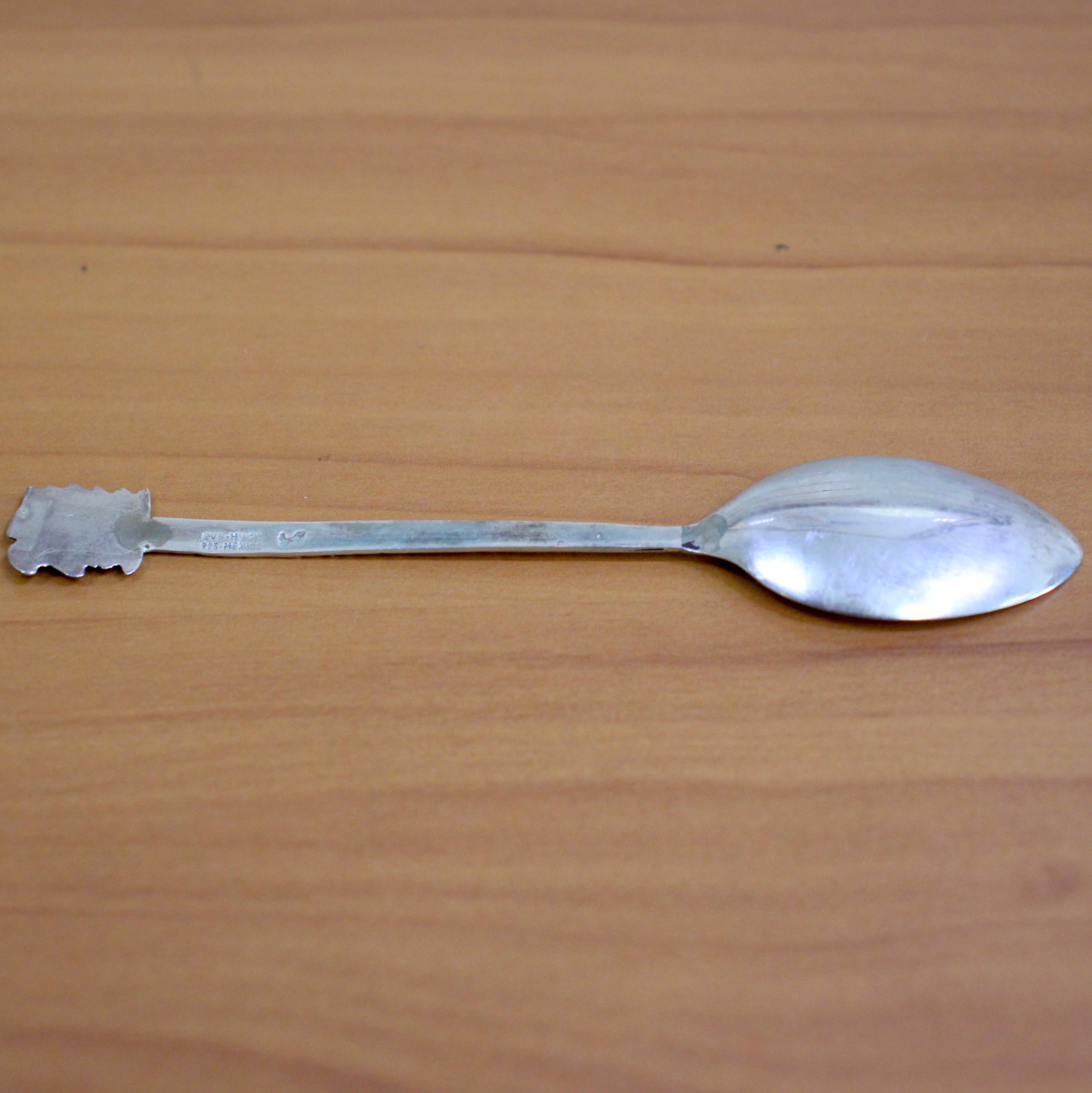 Mexico Sterling Silver Aztec Design Souvenir Spoon | Property Room