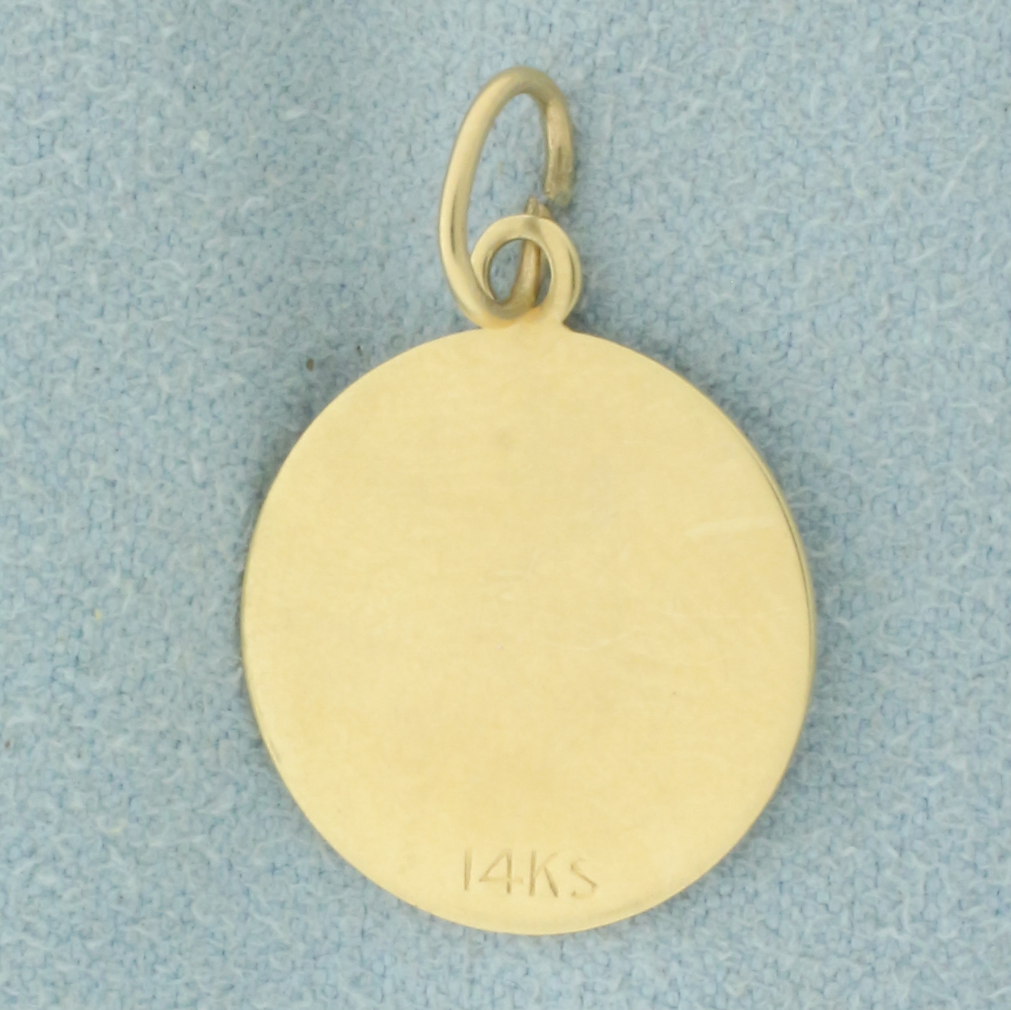 Moses Holding Ten Commandments Charm or Pendant in 14k Yellow Gold ...